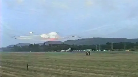 Ramstein Airshow Disaster crash 10900 | Stock Video | Pond5