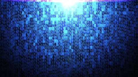 Binary Code Falling Stock Video Footage | Royalty Free Binary Code ...