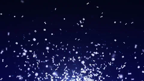 Random Binary Numbers Animation, Digital... | Stock Video | Pond5