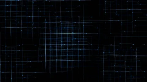 Random grid system structure lines | Stock Video | Pond5