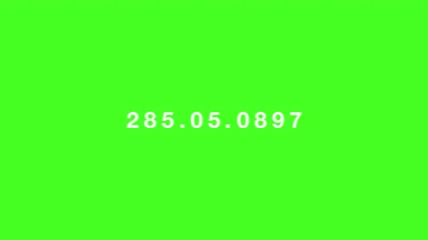 Random Numbers Counter on Green Screen B... | Stock Video | Pond5
