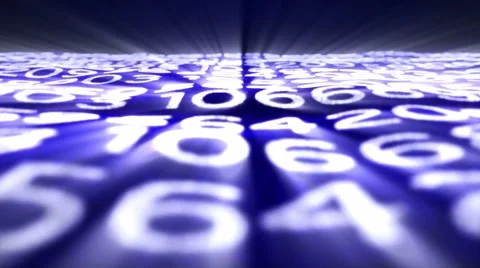 Random Numbers Technology Code Carpet Ba... | Stock Video | Pond5