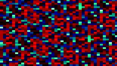 Random Pixel Art Loopable Background Wal... | Stock Video | Pond5