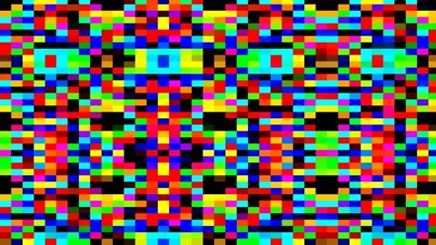 Random Pixel Art Loopable Background Wal... | Stock Video | Pond5