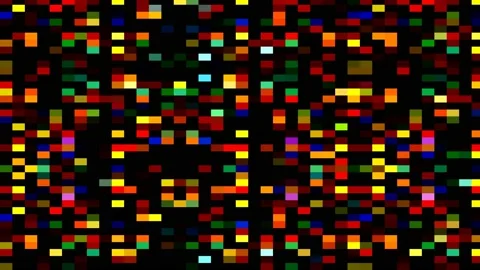 Random Pixel Art Loopable Background Wal... | Stock Video | Pond5