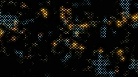 Random yellow and blue dots pattern with... | Stock Video | Pond5