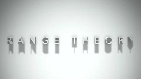 range theory 3D title animation with sha... | Stock Video | Pond5
