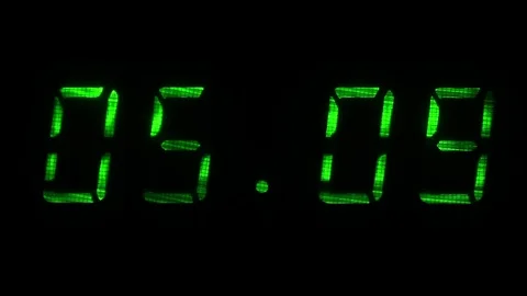 Clock Time Display Stock Videos – Royalty-Free HD & 4K Videos