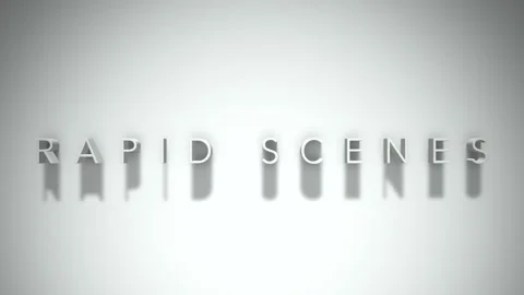rapid scenes 3D title animation white te... | Stock Video | Pond5