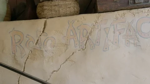 rare artifacts sign | Stock Video | Pond5