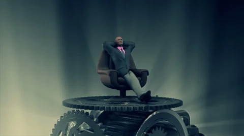 Rat race in office metaphor. Boss on the... | Stock Video | Pond5