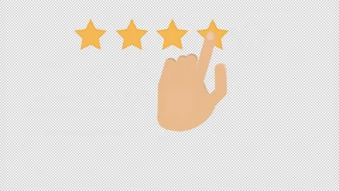Rating. Star rating animation | Stock Video | Pond5