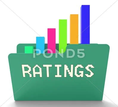 Ratings File Indicates Chart Classification 3d Rendering: Royalty Free ...