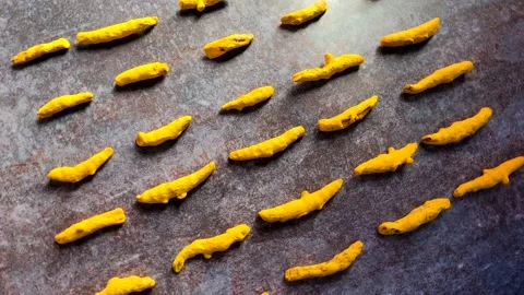 Turmeric Root Isolated Stock Video Footage | Royalty Free Turmeric Root ...