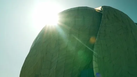 Ray of light passing through the marble ... | Stock Video | Pond5