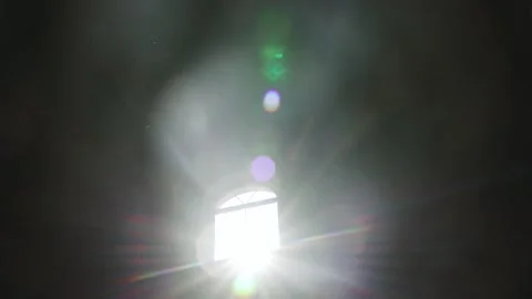 A ray of light through the window in an ... | Stock Video | Pond5