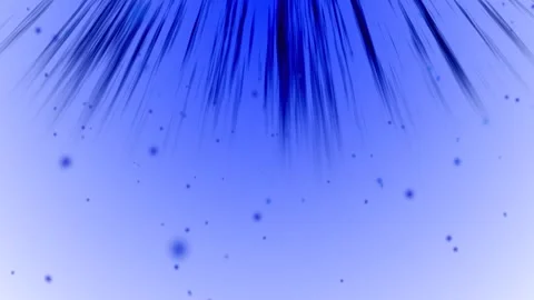 Rays of blue light, flying dust particle... | Stock Video | Pond5