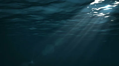 Rays of light under water | Stock Video | Pond5