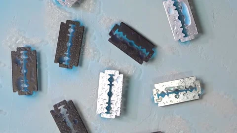 Razor Blades Stock Footage ~ Royalty Free Stock Videos | Pond5