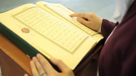 Reading Arabic Alphabet | Stock Video | Pond5