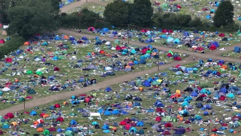 Reading Festival 2024 Aftermath Pan Righ... | Stock Video | Pond5