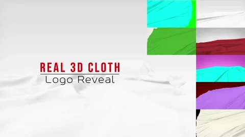 After Effects Template: Real 3d Cloth Logo Reveal #269161180