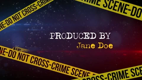 After Effects Template: Real Crime Police Titles #231760492