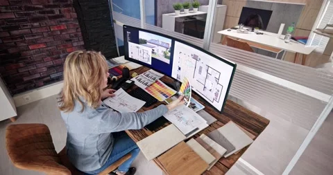 Computer Designer Stock Footage ~ Royalty Free Stock Videos | Pond5