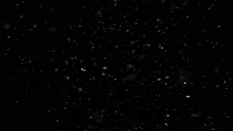 Real falling snow isolated on black back... | Stock Video | Pond5