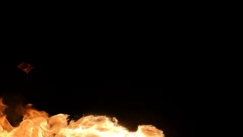 Real fire flame in slowmotion, shooting ... | Stock Video | Pond5