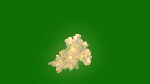 Real Fire Visual Effect Animation on Gre... | Stock Video | Pond5