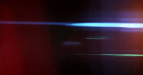 Real lens flare anamorphic effect that m... | Stock Video | Pond5