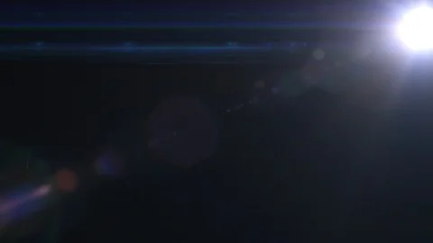 Real Lens Flare Form Spot Light And A... | Stock Video | Pond5