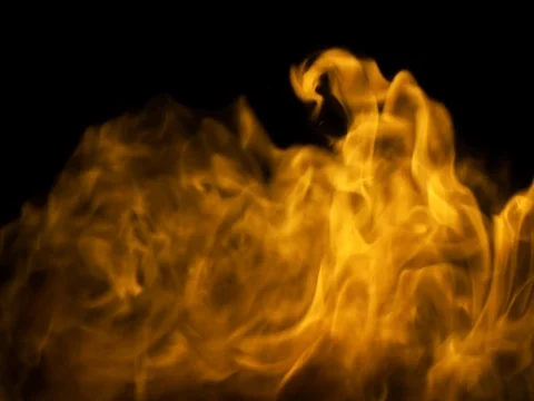 Real-life fire practical compositing ele... | Stock Video | Pond5