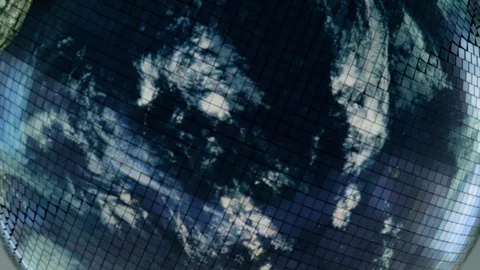 A real-life sattelite images of the wind... | Stock Video | Pond5