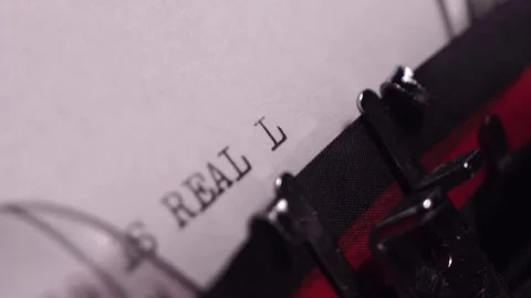 This is Real Life Story, Typing on Vinta... | Stock Video | Pond5