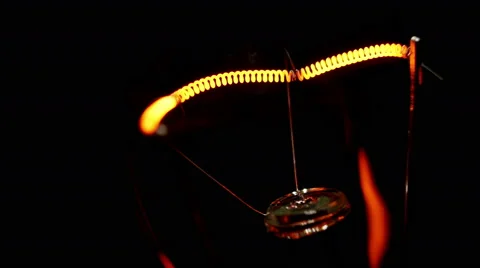 Real light bulb flickering in 4K UHD foo... | Stock Video | Pond5