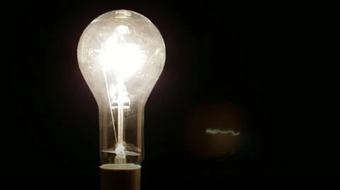 Real Light Bulb Stock Footage ~ Royalty Free Stock Videos | Pond5