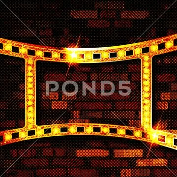 Real one gold window film strip.: Graphic #243346065