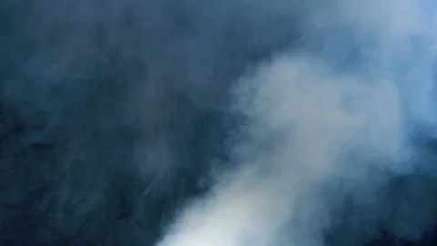 Real Smoke Fog on Pure Black Background | Stock Video | Pond5