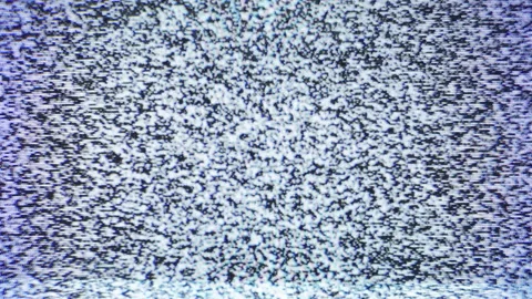 Real time TV Static Screen. Old fashione... | Stock Video | Pond5