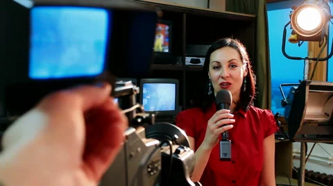 Tv News Reporter Stock Video Footage | Royalty Free Tv News Reporter ...