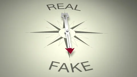 Real Versus Fake Arrow 3D Animation | Stock Video | Pond5