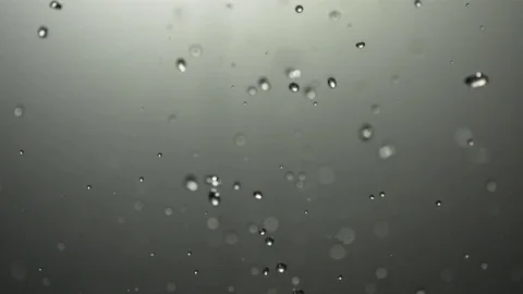 Real water drops falling down in super s... | Stock Video | Pond5