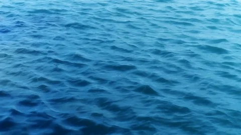 real water gentle waves at sea blue back... | Stock Video | Pond5