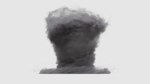 Realistic 3d Animation Fx giant Tornado.... | Stock Video | Pond5