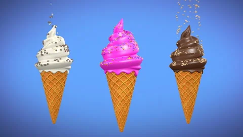 Ice Cream Model Stock Videos – Royalty-Free HD & 4K Videos | Pond5