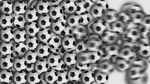 Realistic 3D Soccer Ball Transition Anim... | Stock Video | Pond5