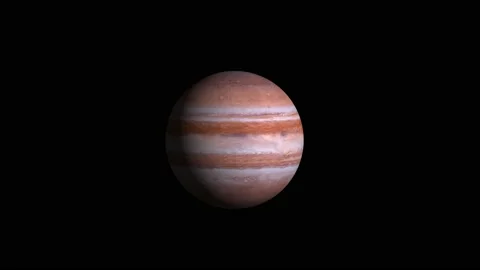 Realistic 3d zoom in jupiter animation i... | Stock Video | Pond5