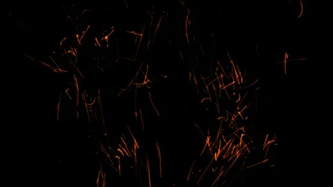 Sparks Alpha Stock Footage ~ Royalty Free Stock Videos | Pond5